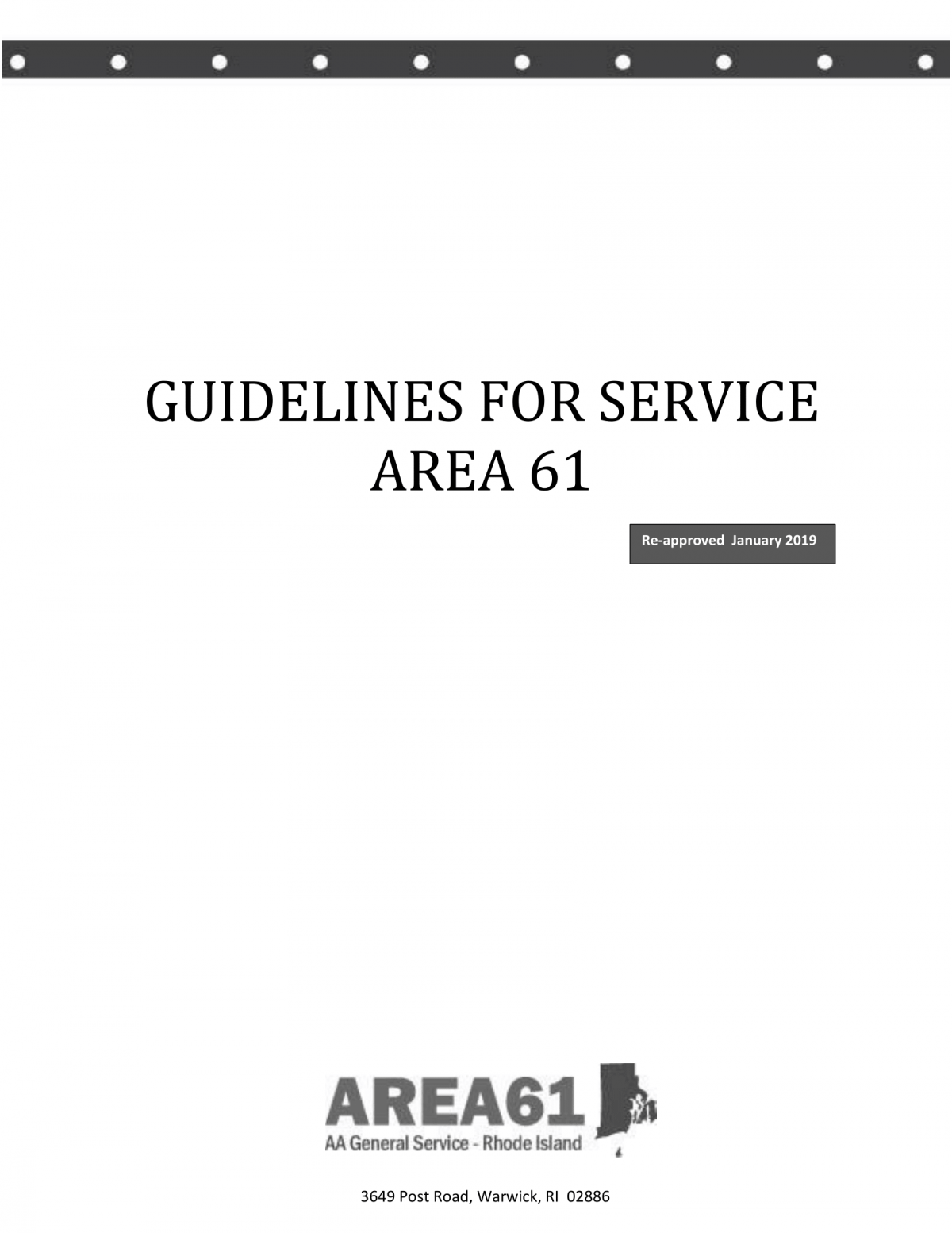 The Twelve Concepts of World Service & Area 61 Service Manual ...