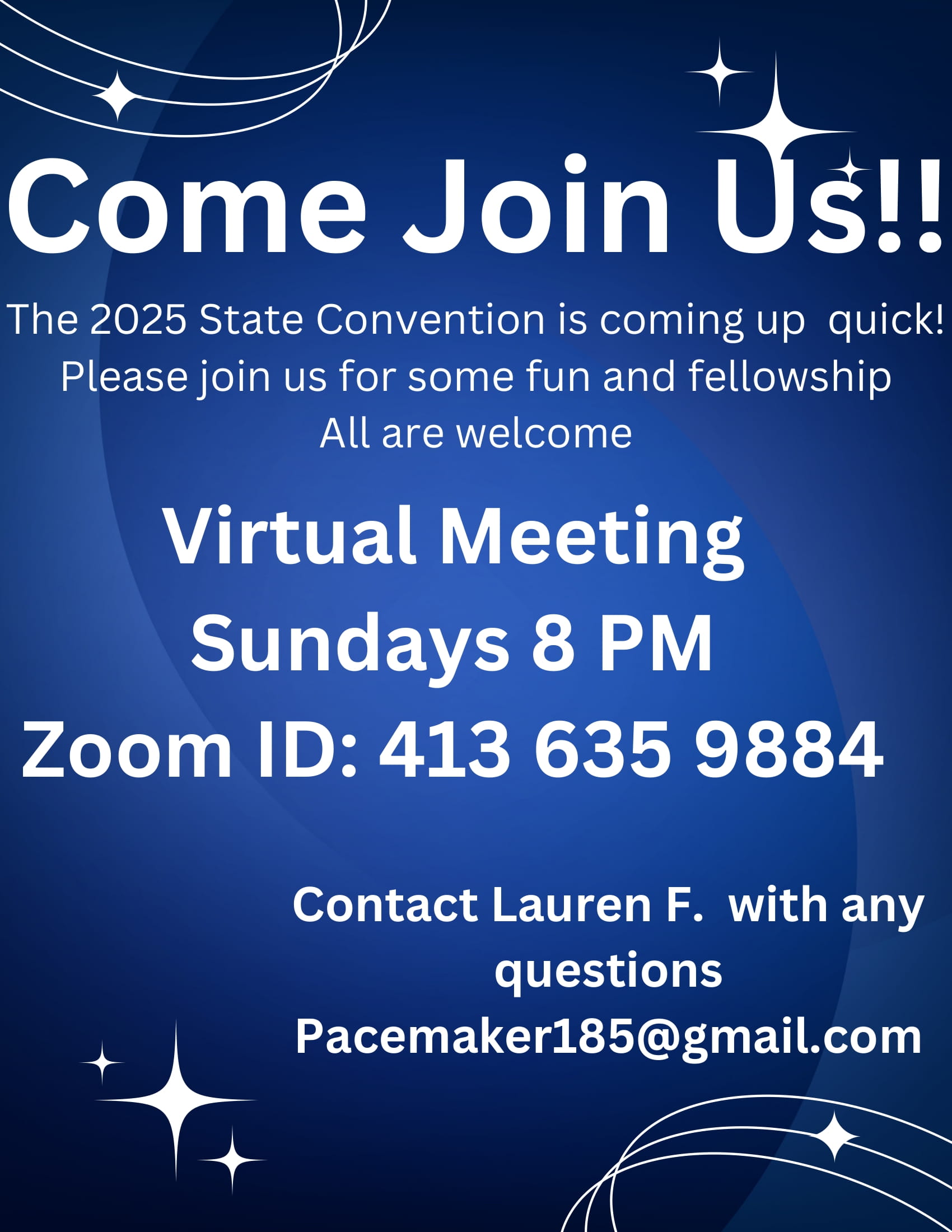 All Members! Join The Fun! Be A Part Of The 2025 Convention Play ...